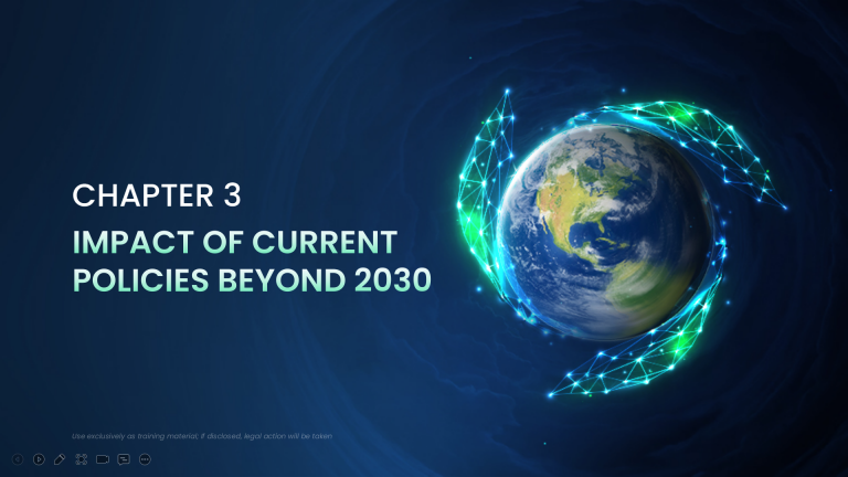 Module III – Simulation prediction of the impact of current policies ...